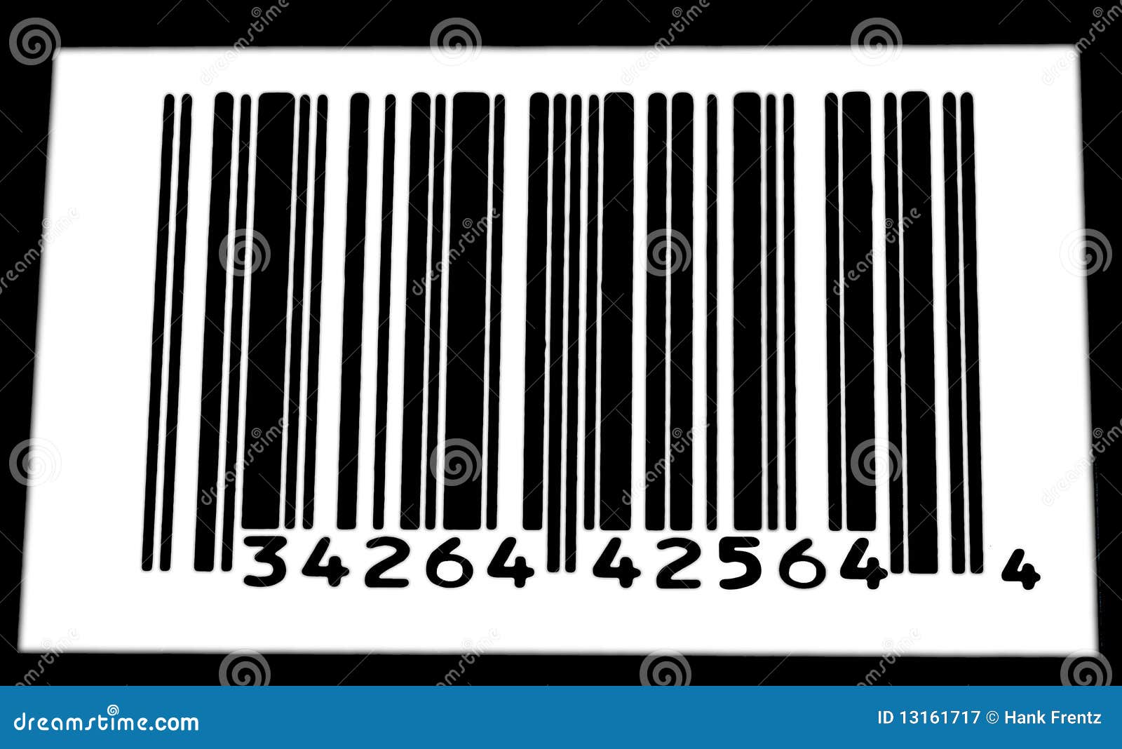 Black and White Barcode stock image. Image of scanning - 13161717