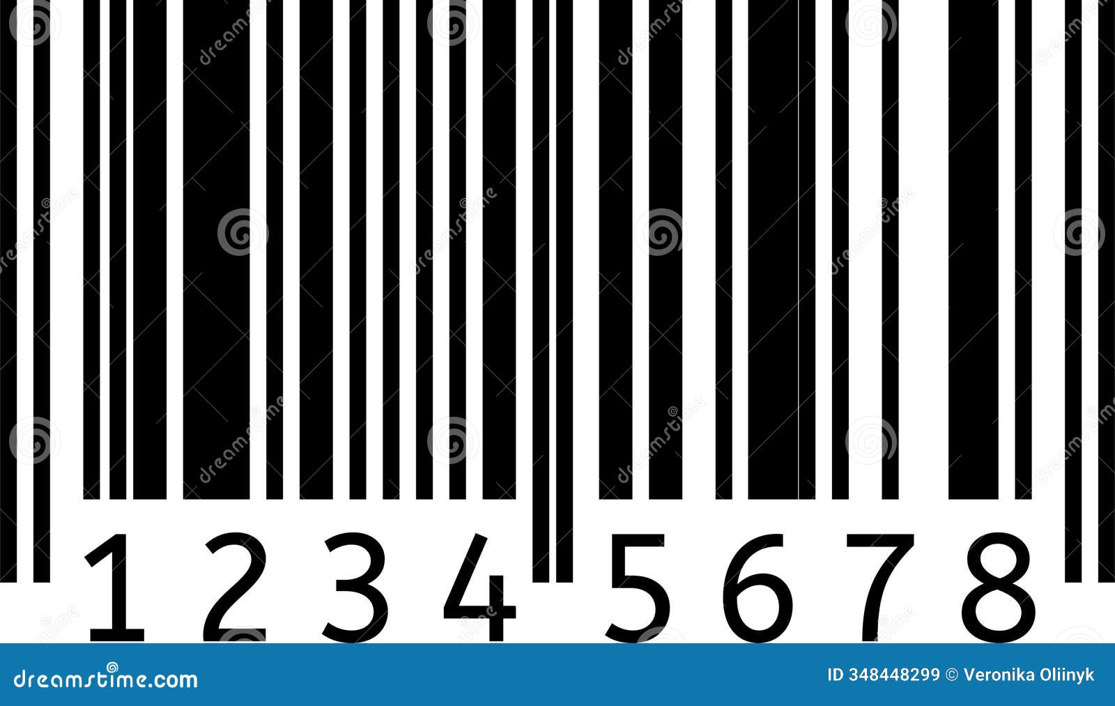 Black and White Barcode with Numbers Underneath Representing Product ...