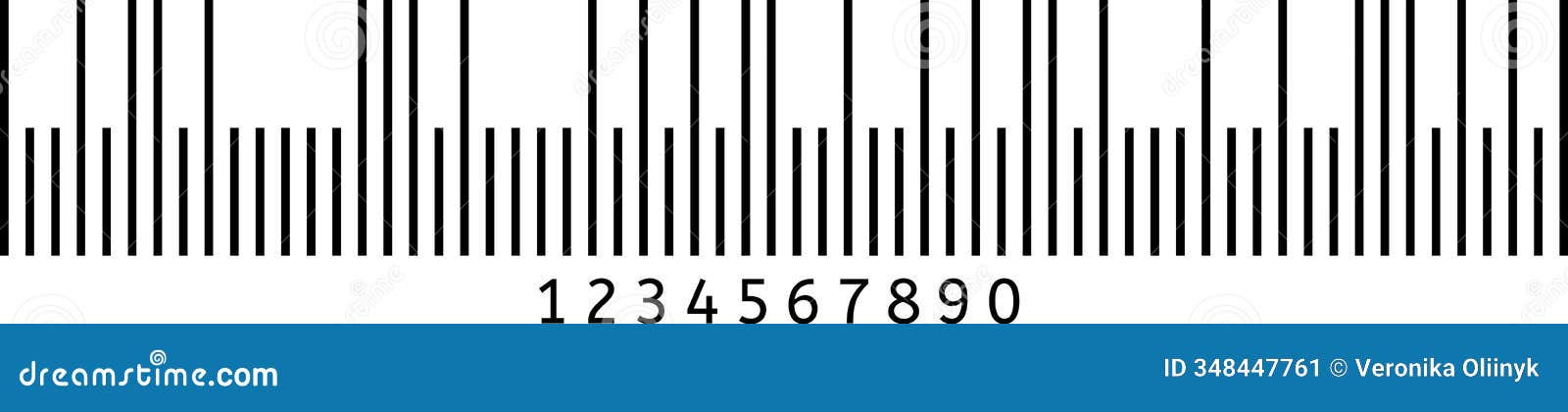 Black and White Barcode with Numbers Underneath Representing Retail ...