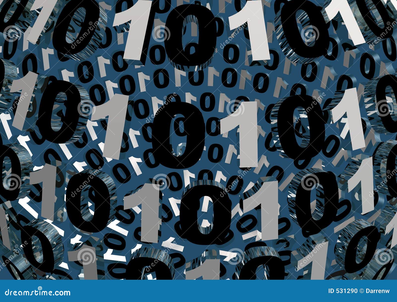 Black white binary sphere stock illustration. Illustration of black ...