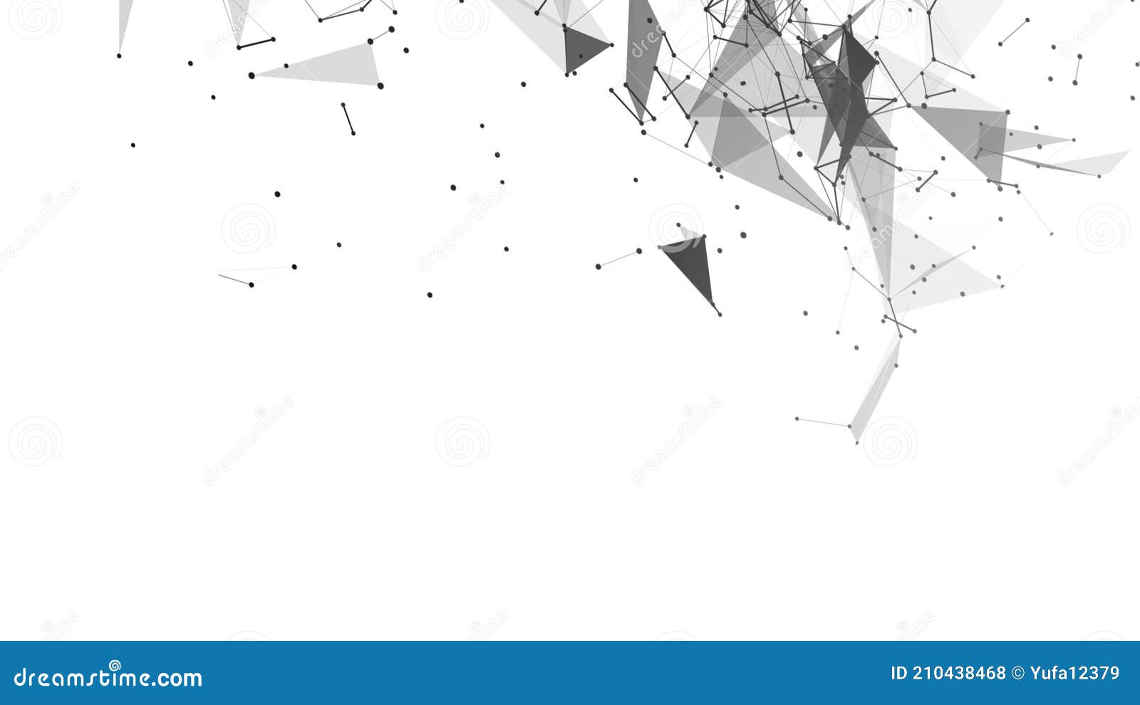 Black and White Blurred Abstract Plexus Particle Effect Background ...