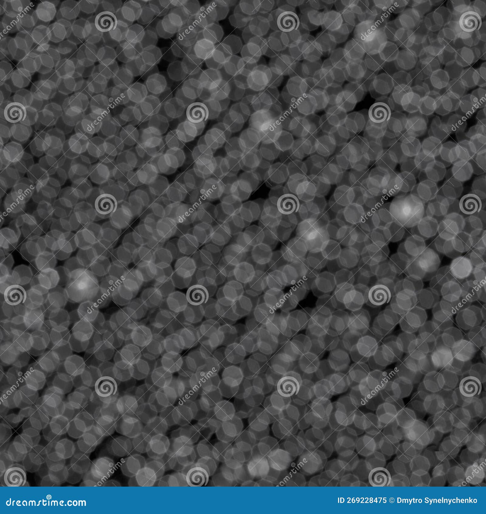 Black and White Bokeh. Seamless Square Texture. Stock Image - Image of ...