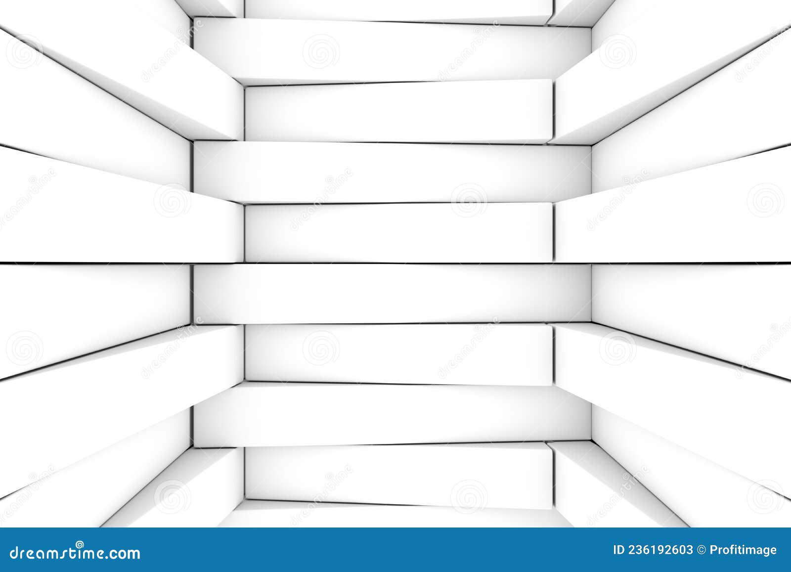 Black and White Boxes Abstract Background 3D Stock Illustration ...