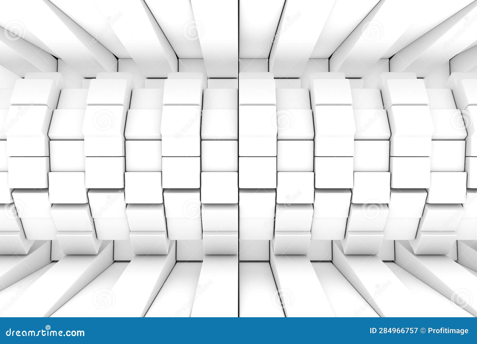 Black and White Boxes Abstract Background 3D Stock Illustration ...