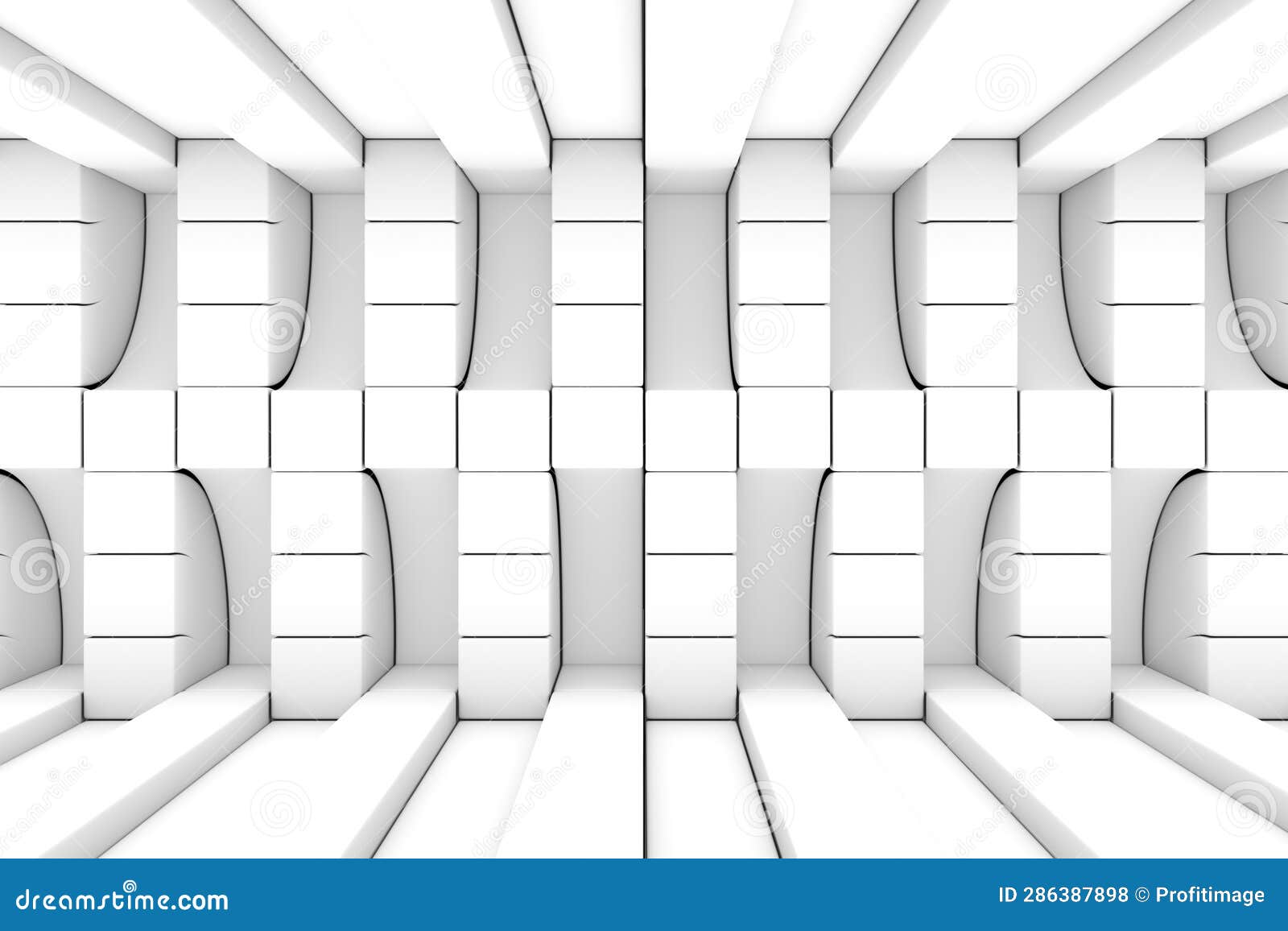 Black and White Boxes Waves Abstract Background 3D Stock Illustration ...