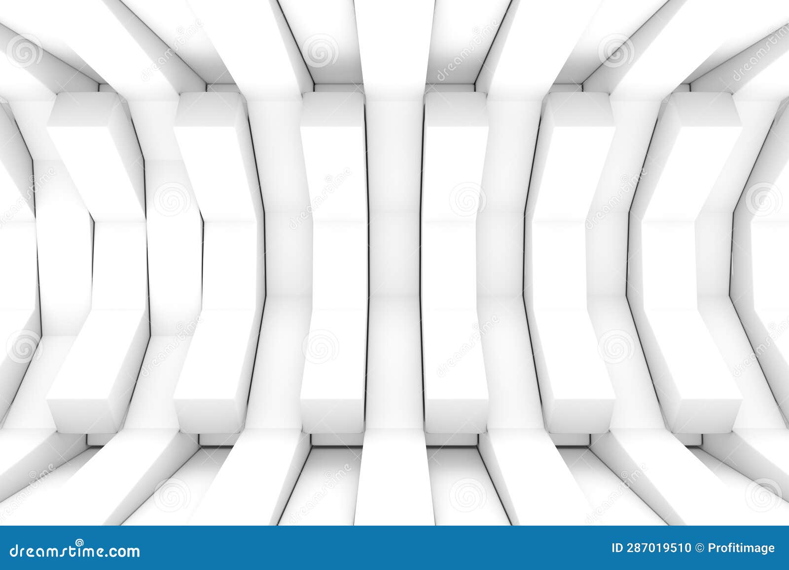 Black and White Boxes Waves Abstract Background 3D Stock Illustration ...