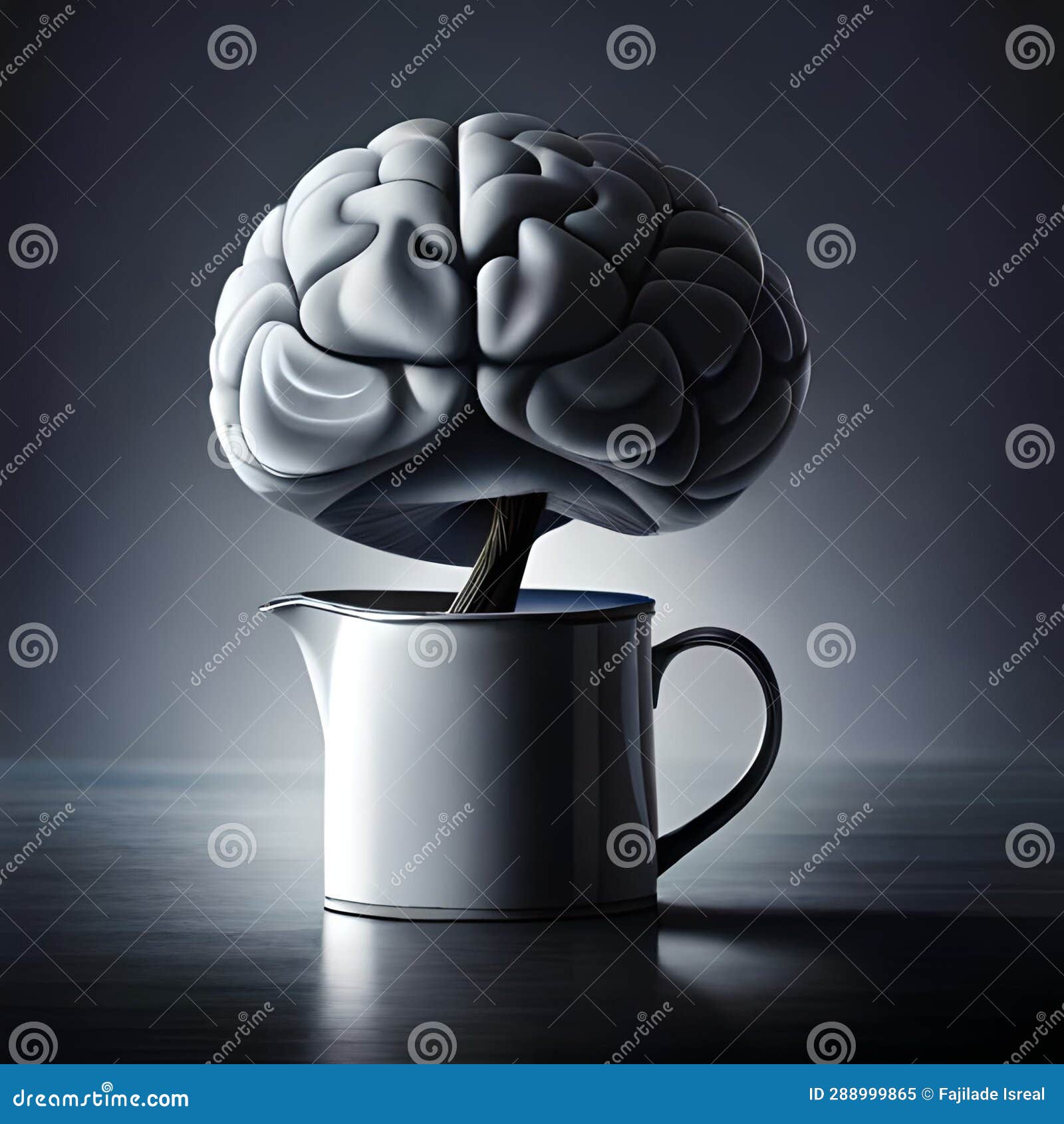 Brain Is Like A Growing Tree Vector Illustration | CartoonDealer.com ...