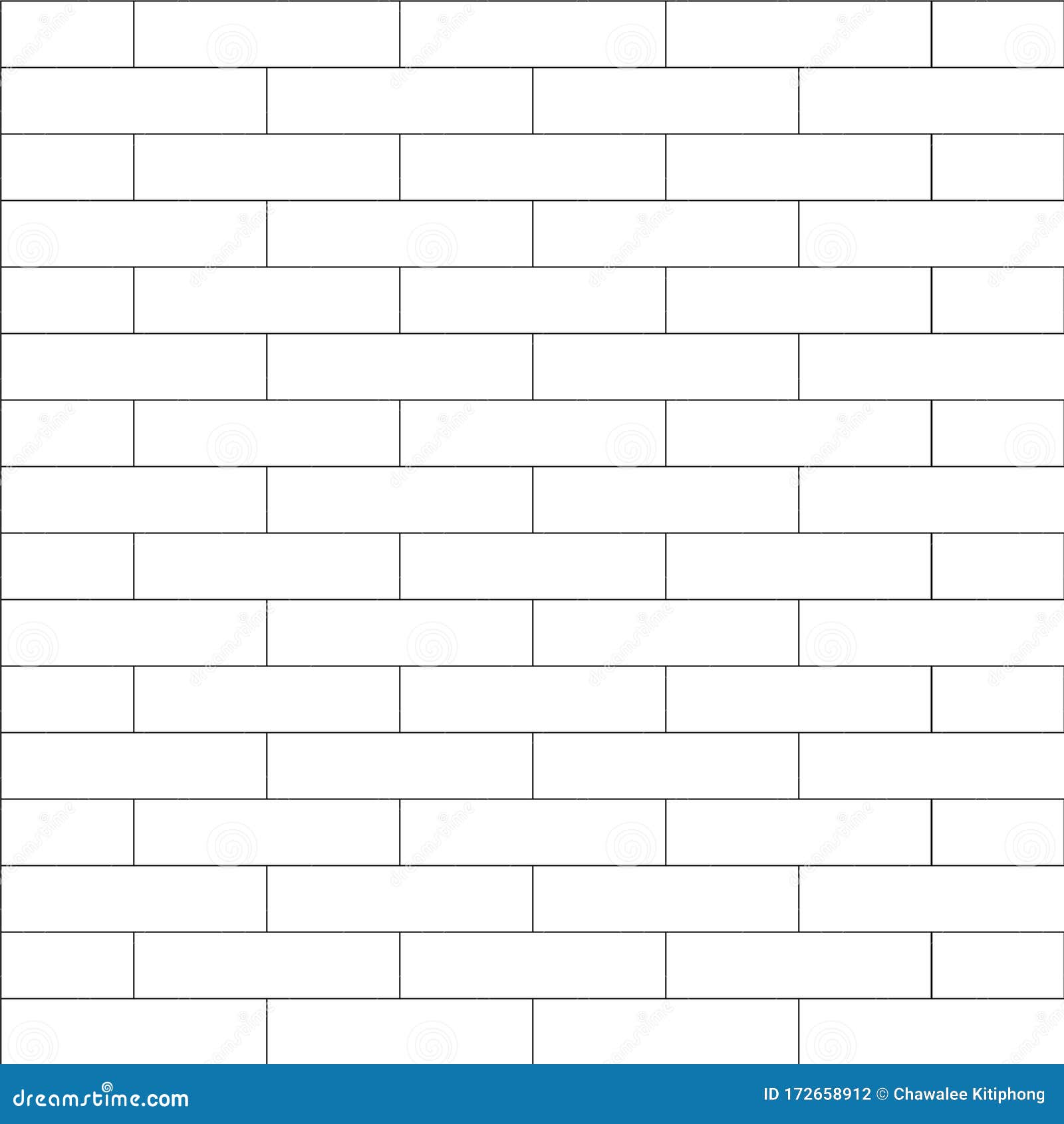 Black and White Brick Horizontal Line Stock Vector - Illustration of ...