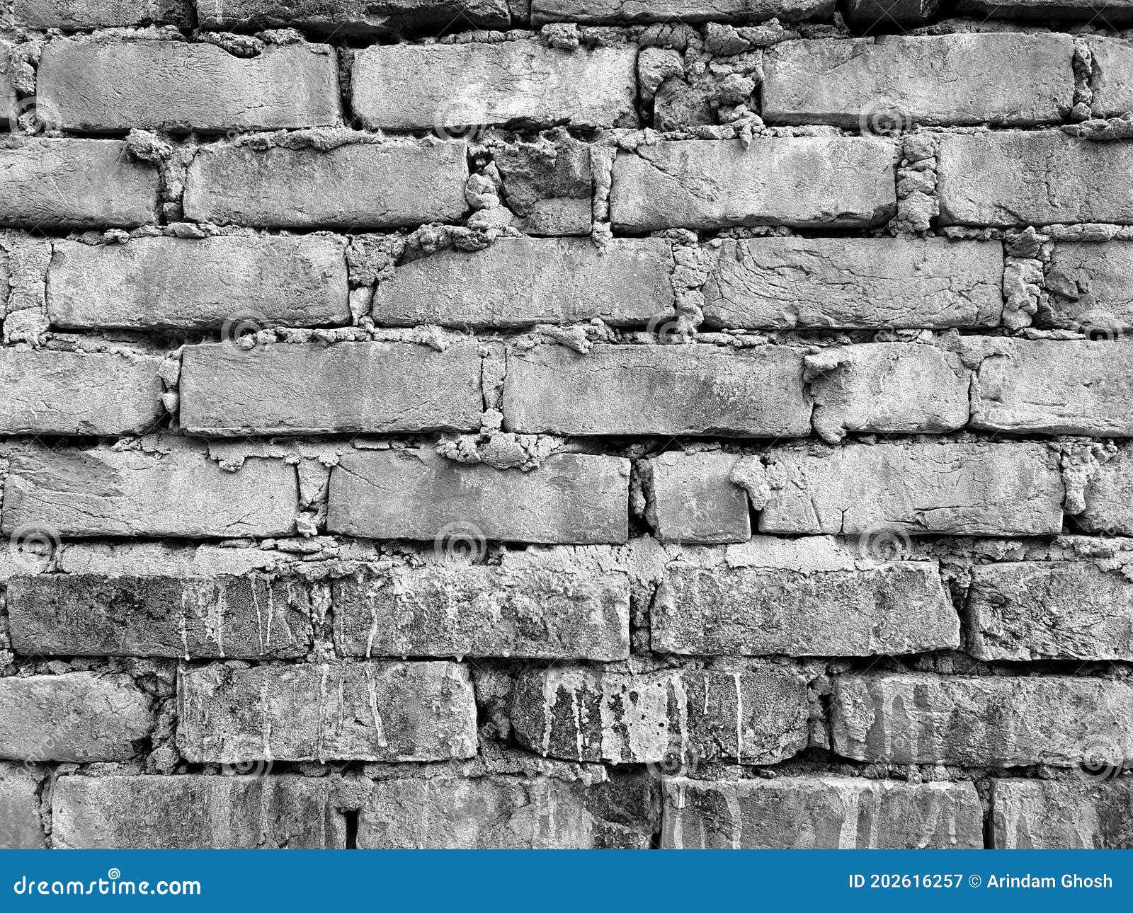 Black and White Brick Pattern High Contrast Grey Background Stock Image ...