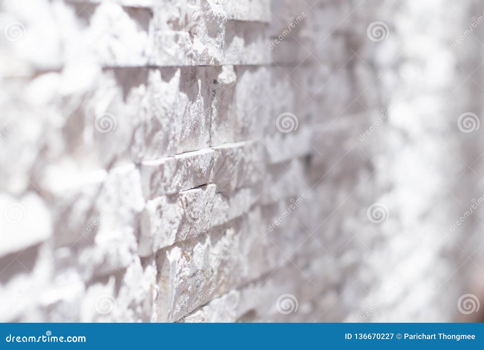 White Brick Wall Art Concrete or Stone Texture Background in White ...
