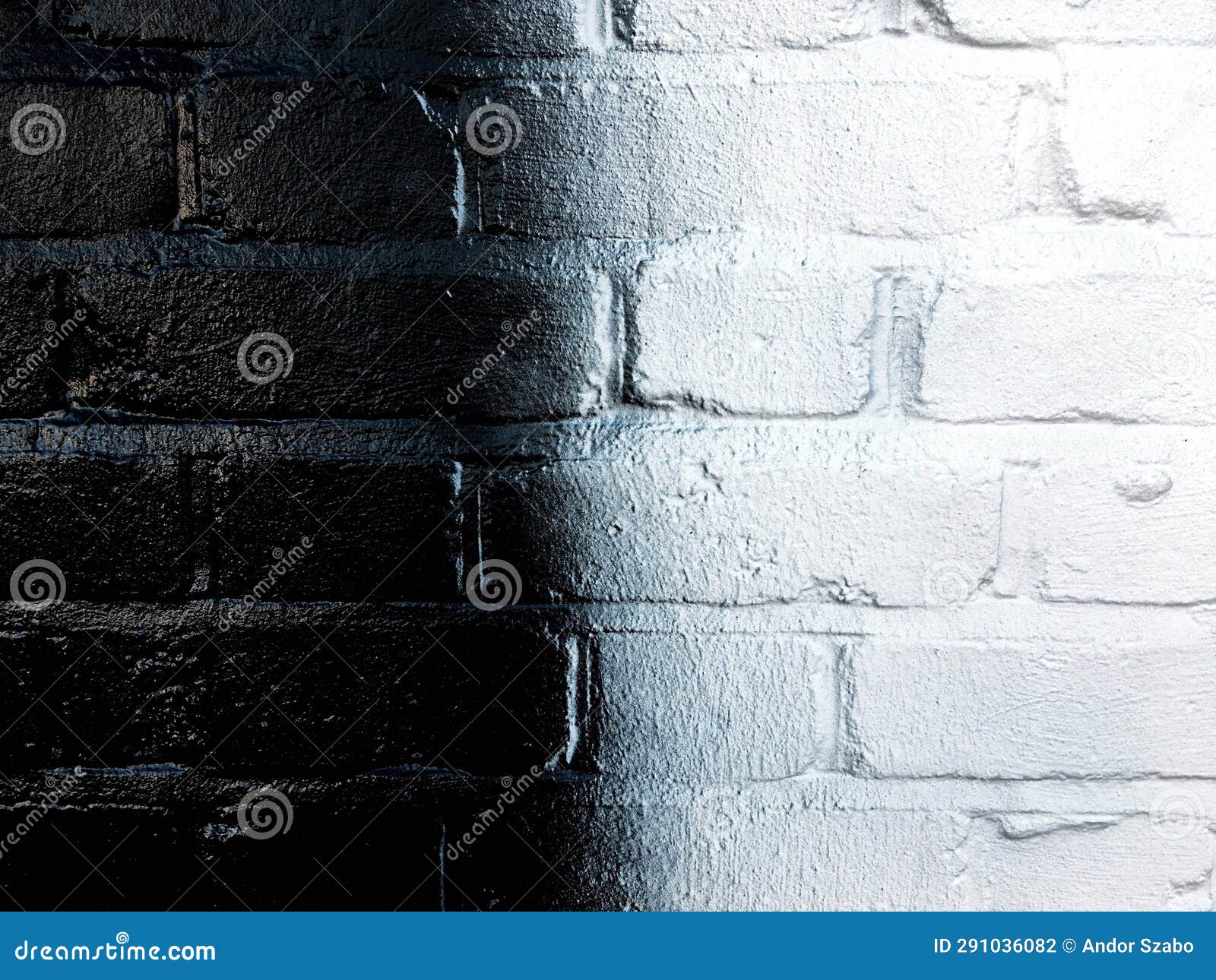 Black and white brick wall stock photo. Image of brick - 291036082