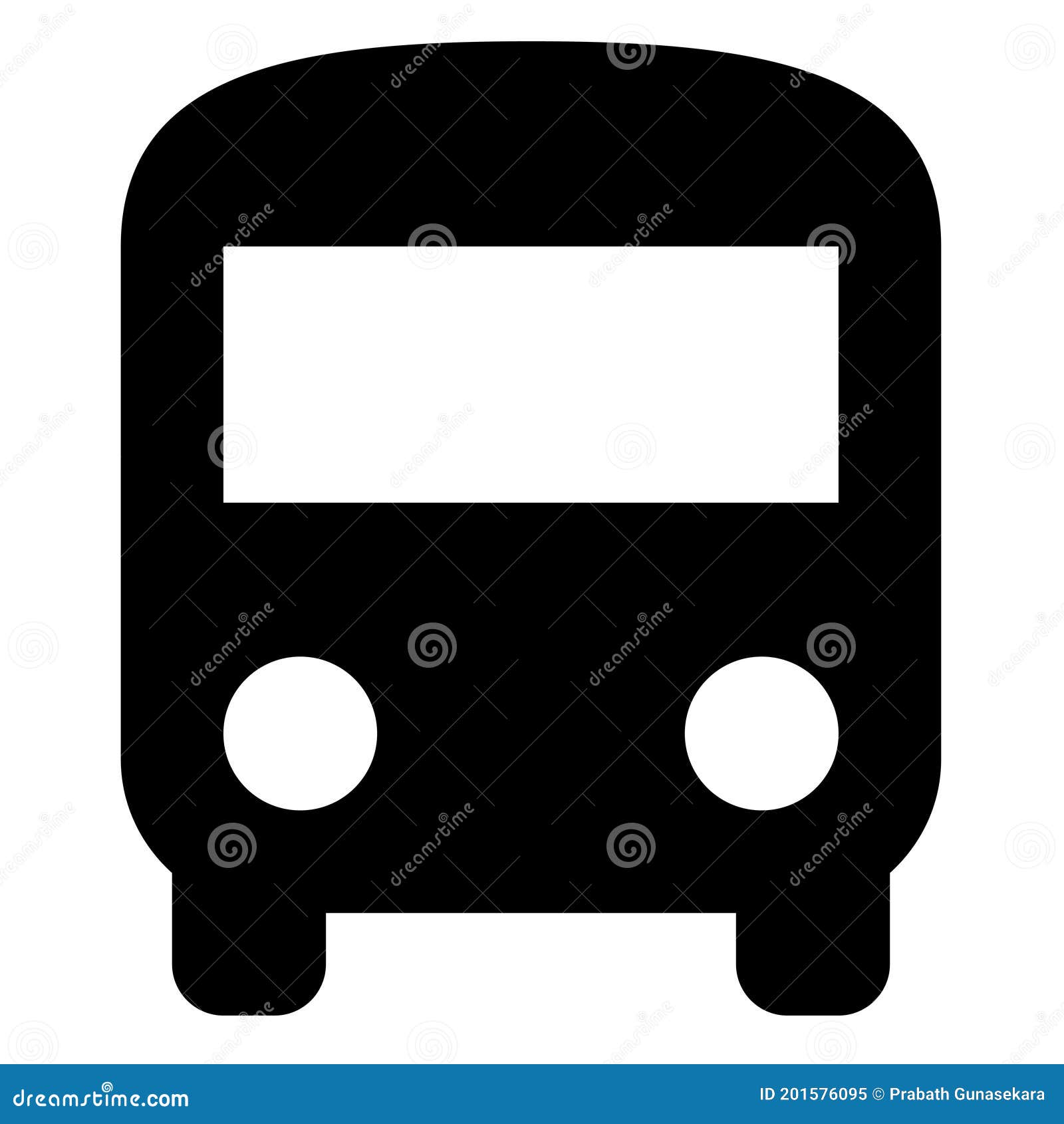 Black and white bus icon stock vector. Illustration of modern - 201576095