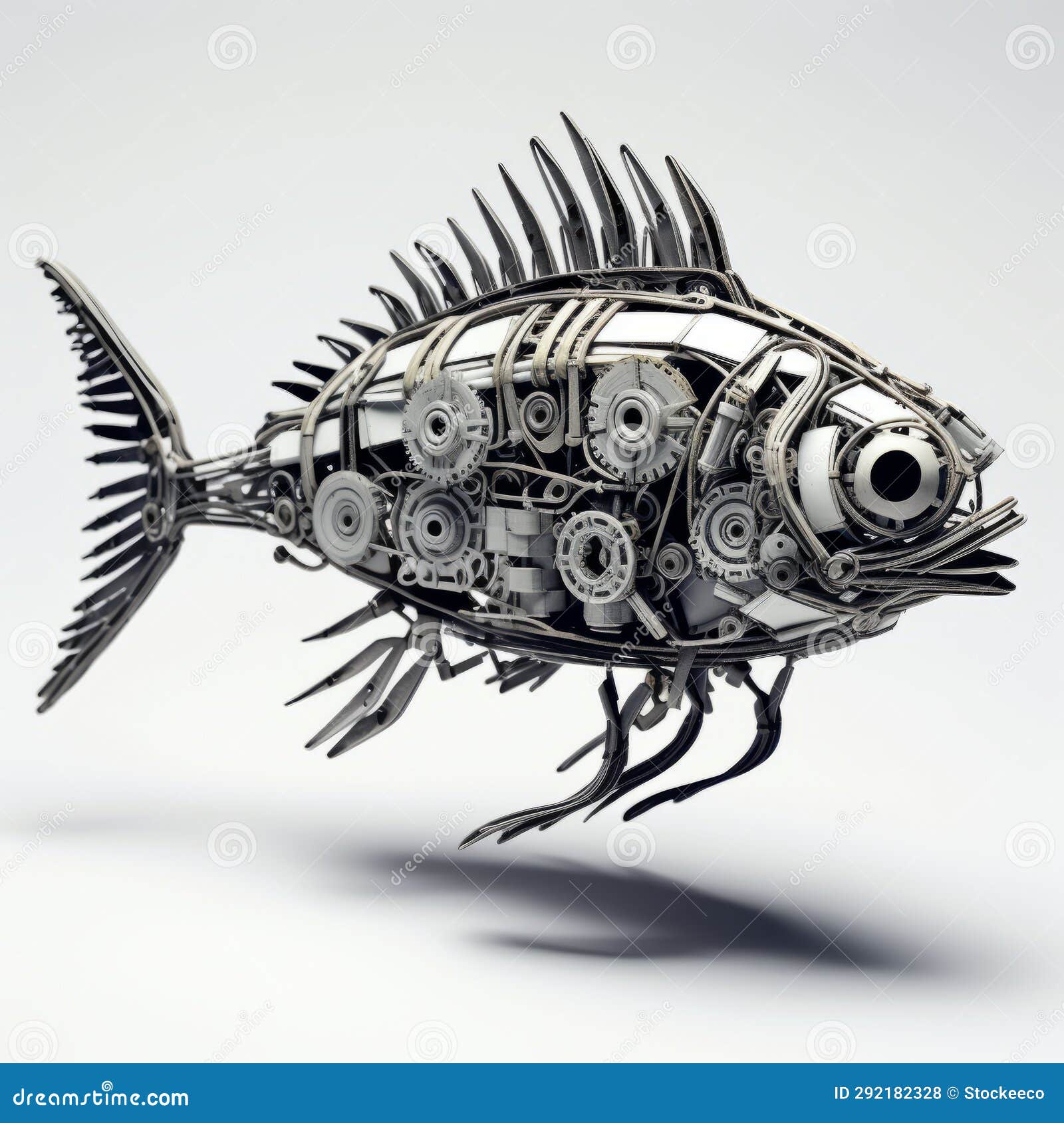 Mechanical Fish: a Realistic Rendering of Environmental Awareness Stock ...