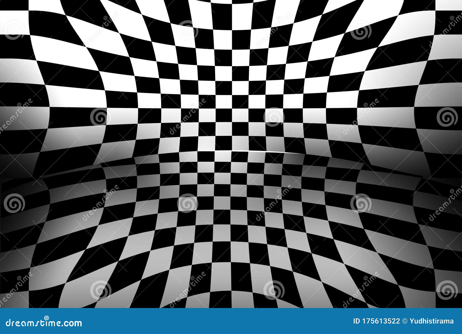 Black and White Checker Interior Room Stock Illustration - Illustration ...