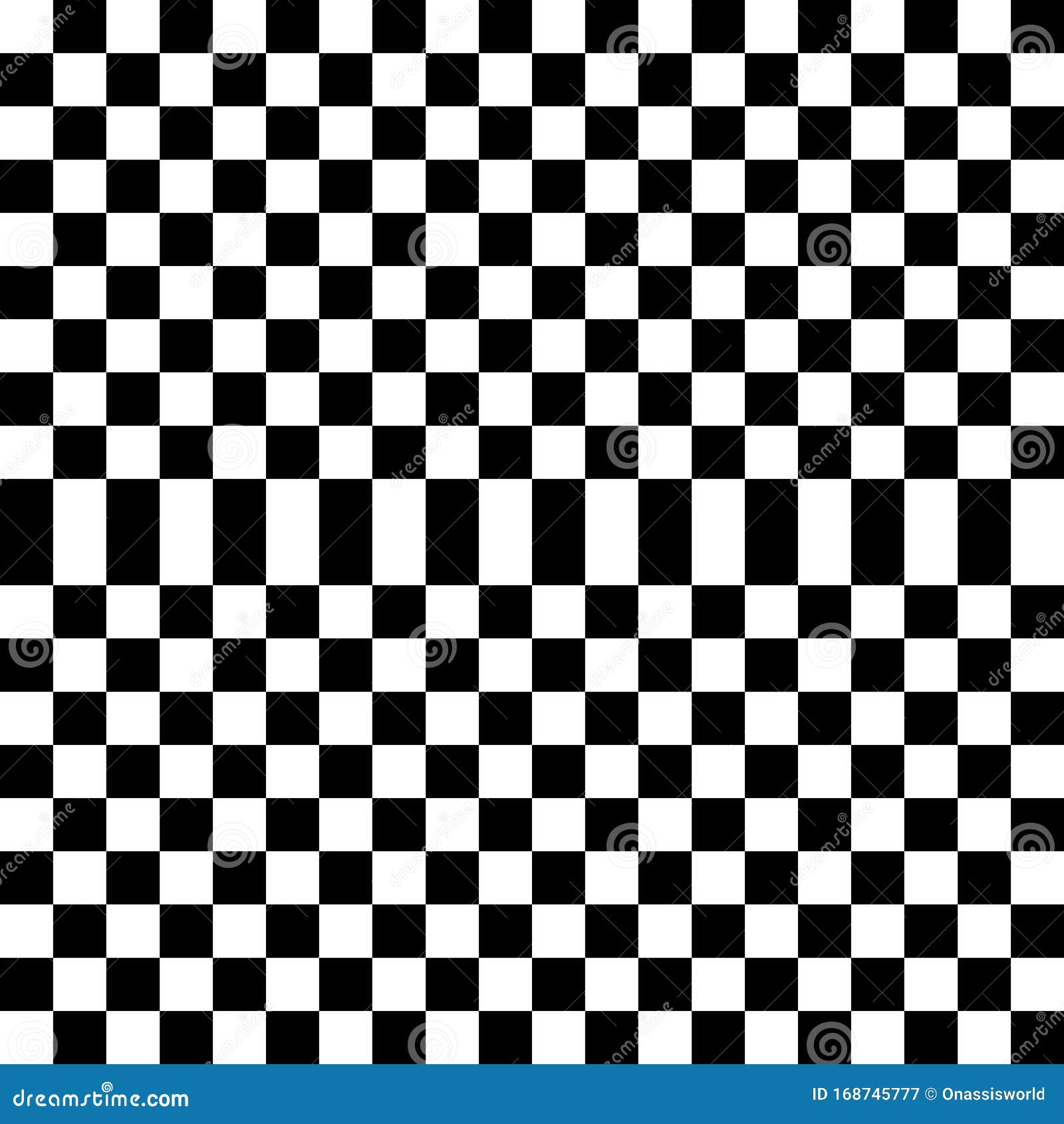 Black White Checkerboard Background Abstract Stock Illustration ...