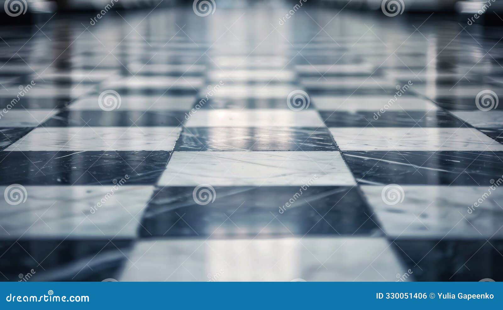 Black and White Checkerboard Floor Pattern in a Historic Building ...