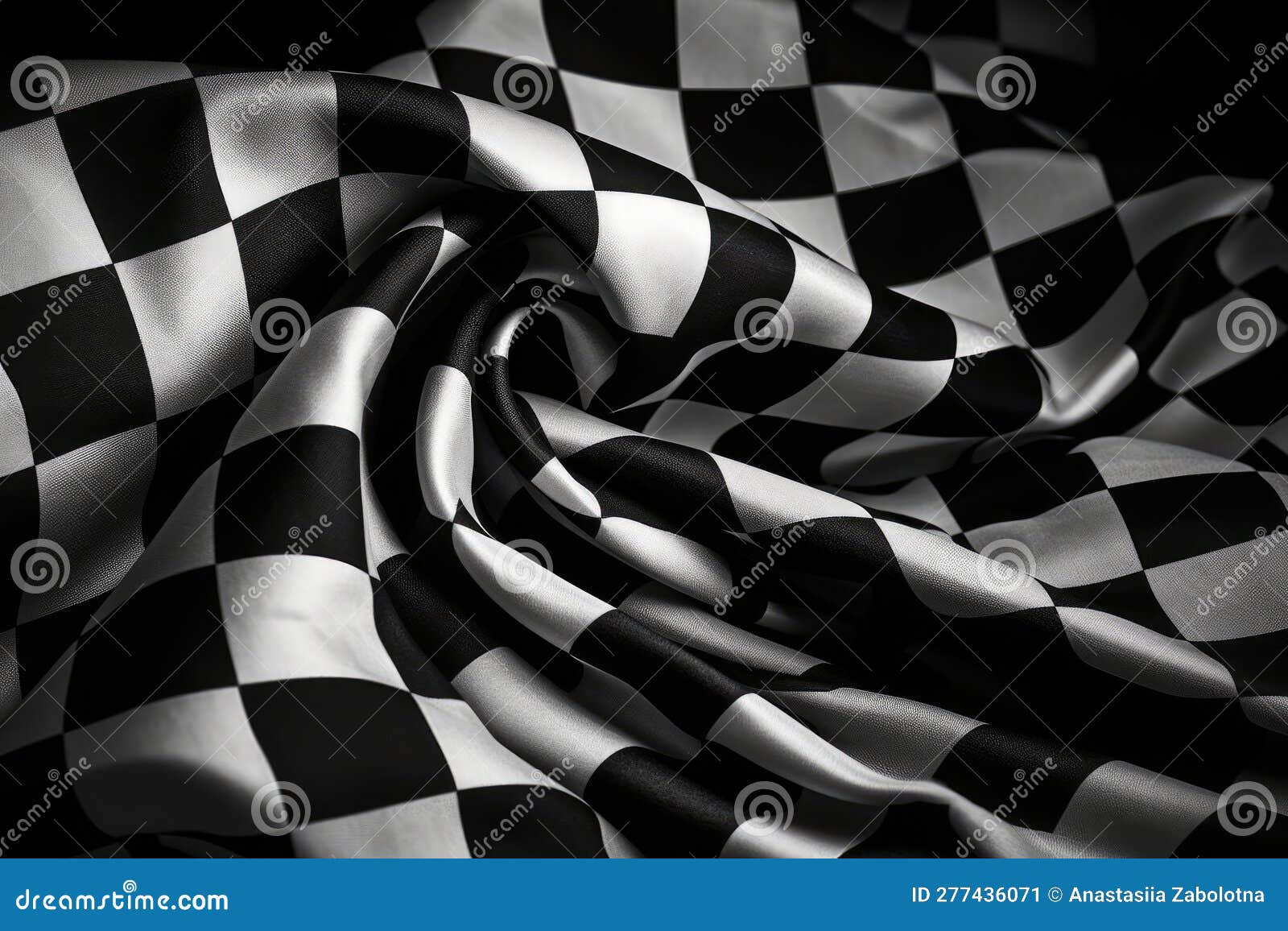 Black and White Checkered Pattern. Generative AI Stock Image - Image of ...