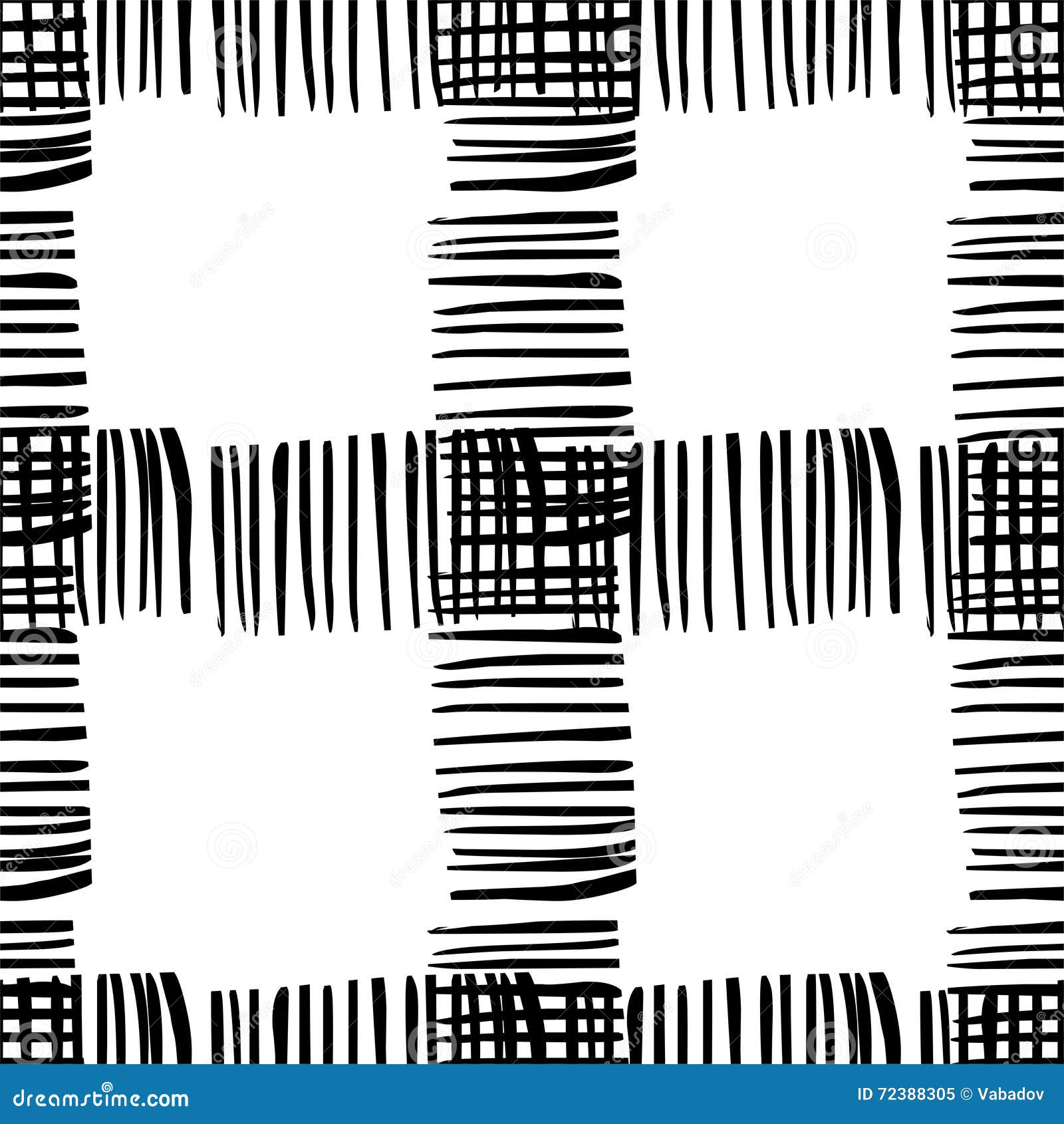 Black and White Checkered Pattern Stock Vector - Illustration of ...
