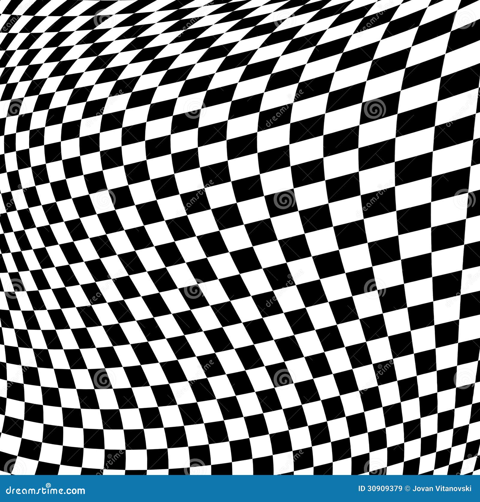 Black-white Checkered Plane Stock Illustration - Illustration of retro ...