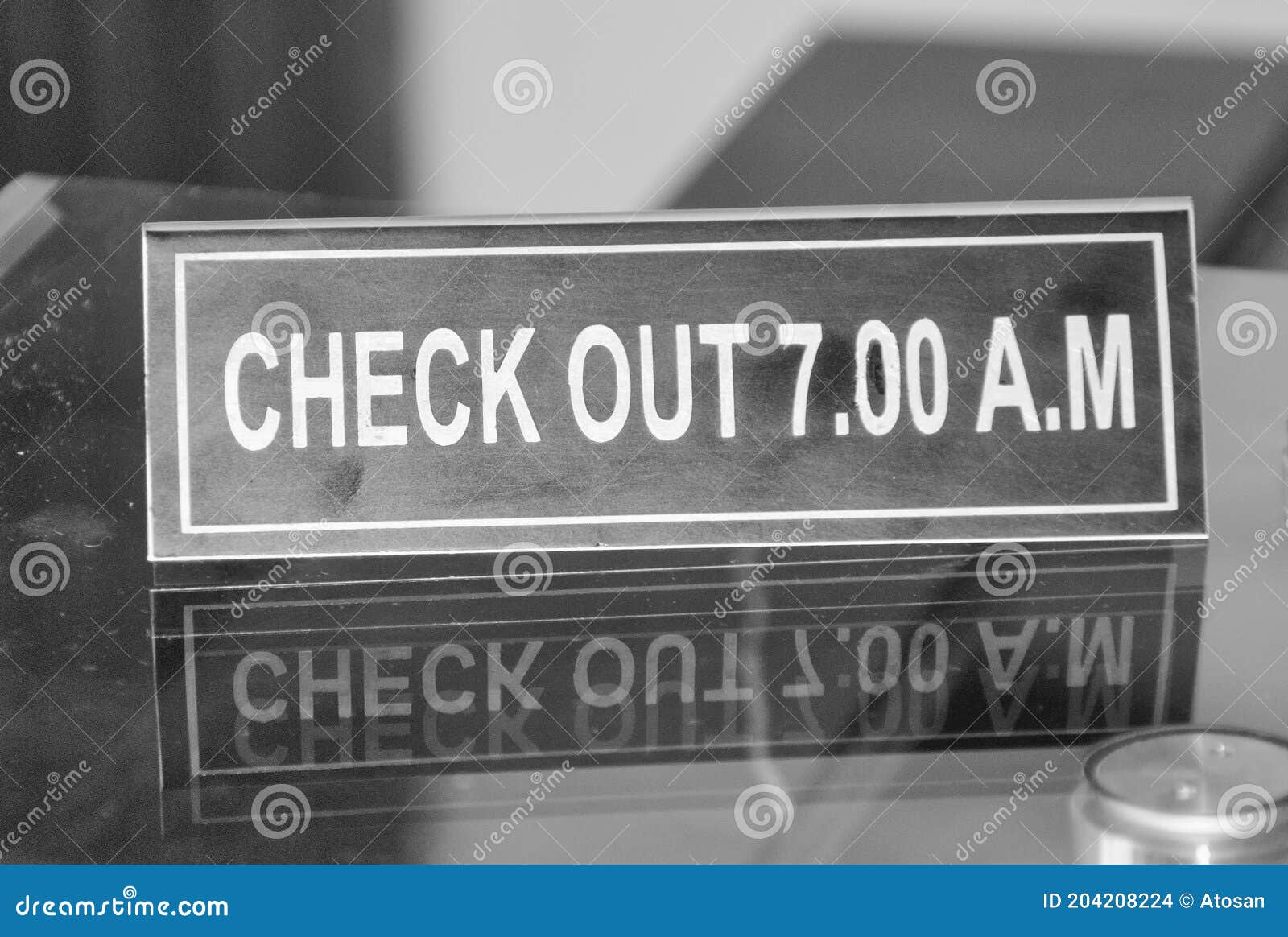 Check out sign stock photo. Image of checking, departure - 204208224