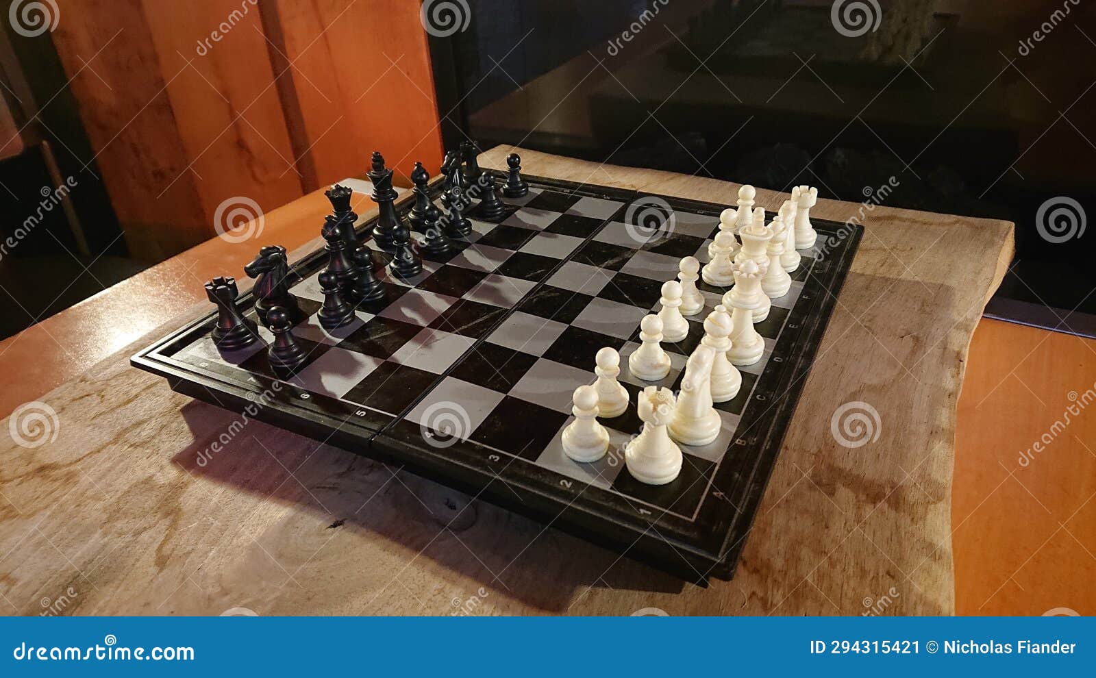 Black and White Chess Board Stock Image - Image of sports, white: 294315421