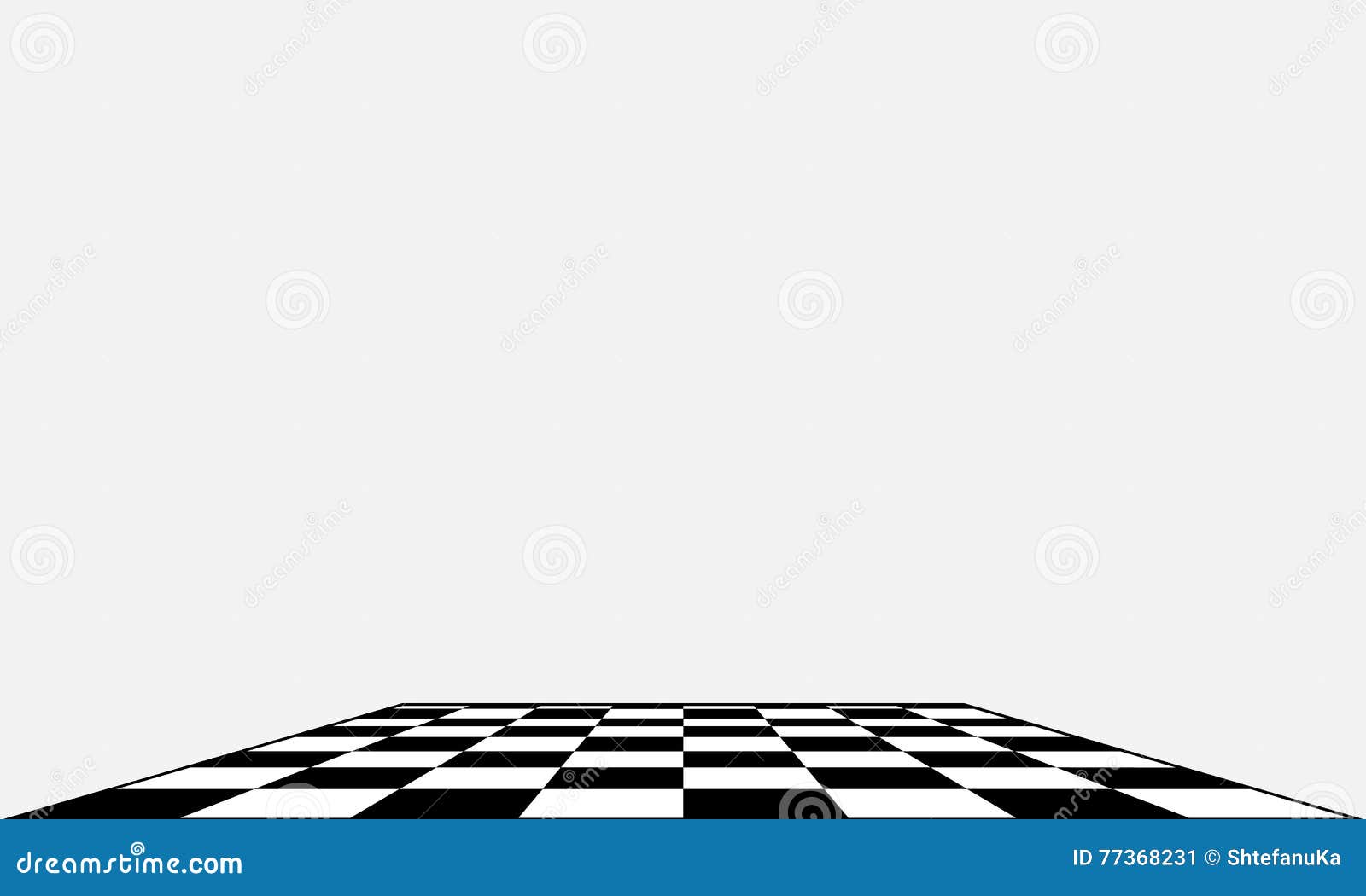Black and White Chess Board in Different Perspective. Stock Vector ...