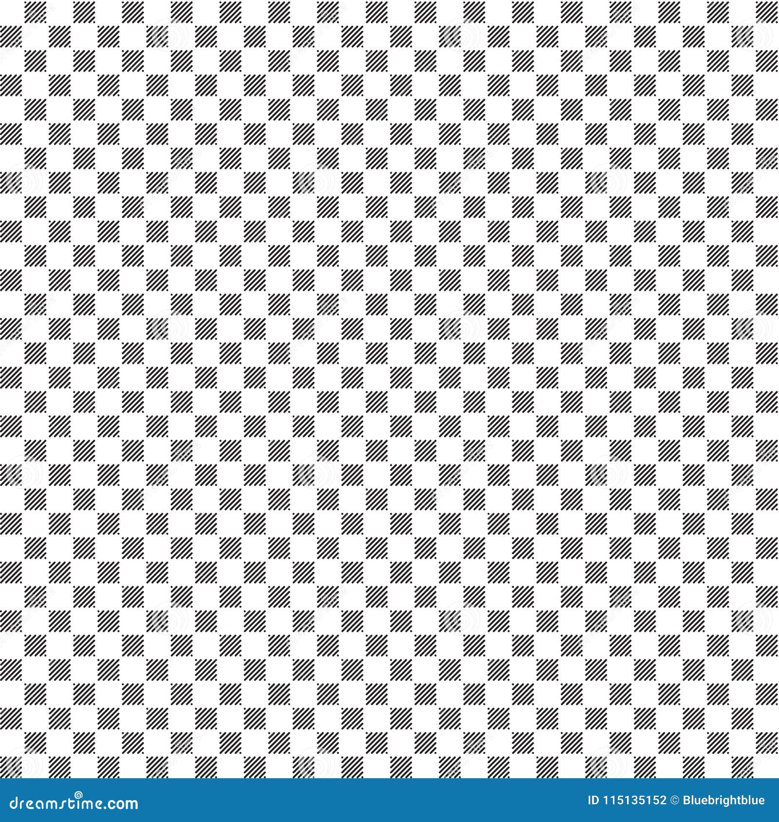 Chessboard Pattern stock vector. Illustration of line - 115135152