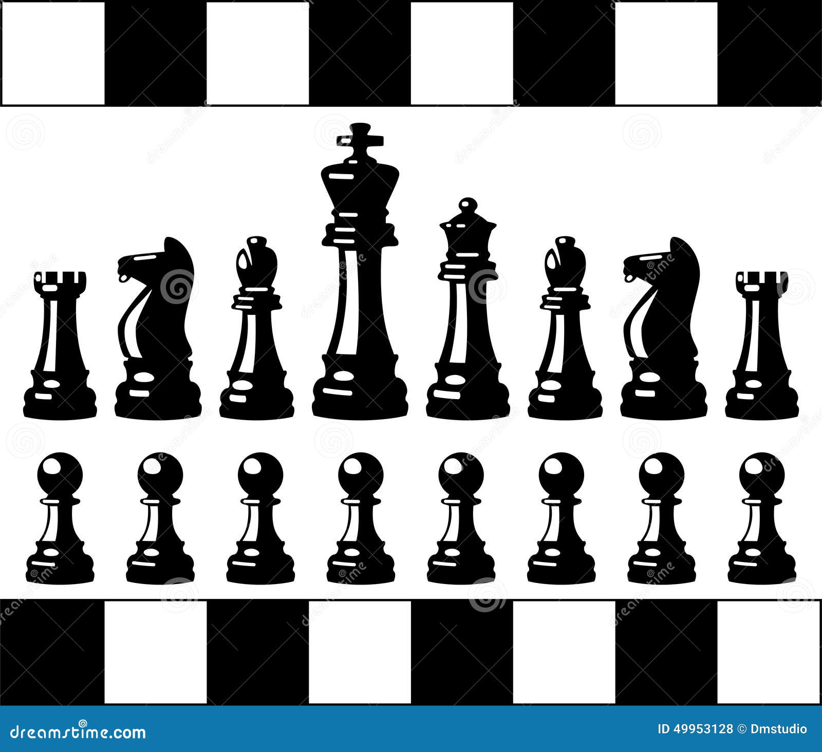 White Chess Pieces Stickers Collection. Set Of Chess Labels Vector ...