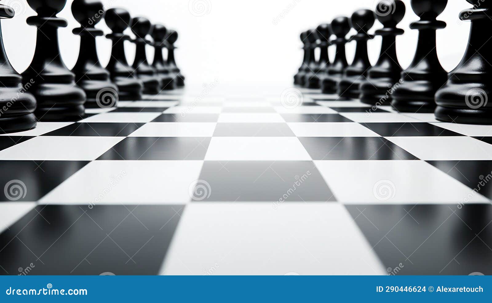 Black and White Chessboard Background. Stock Illustration ...