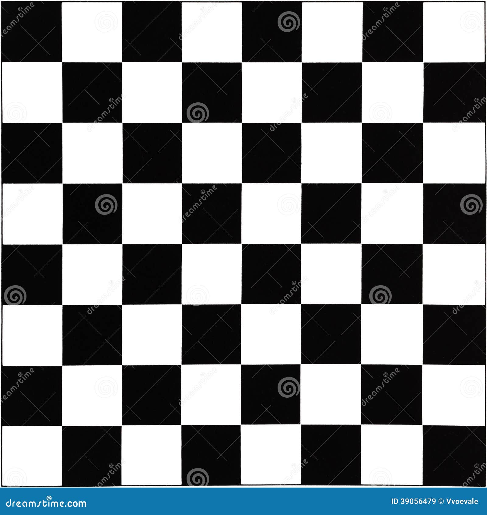 Black and white chessboard stock image. Image of field - 39056479