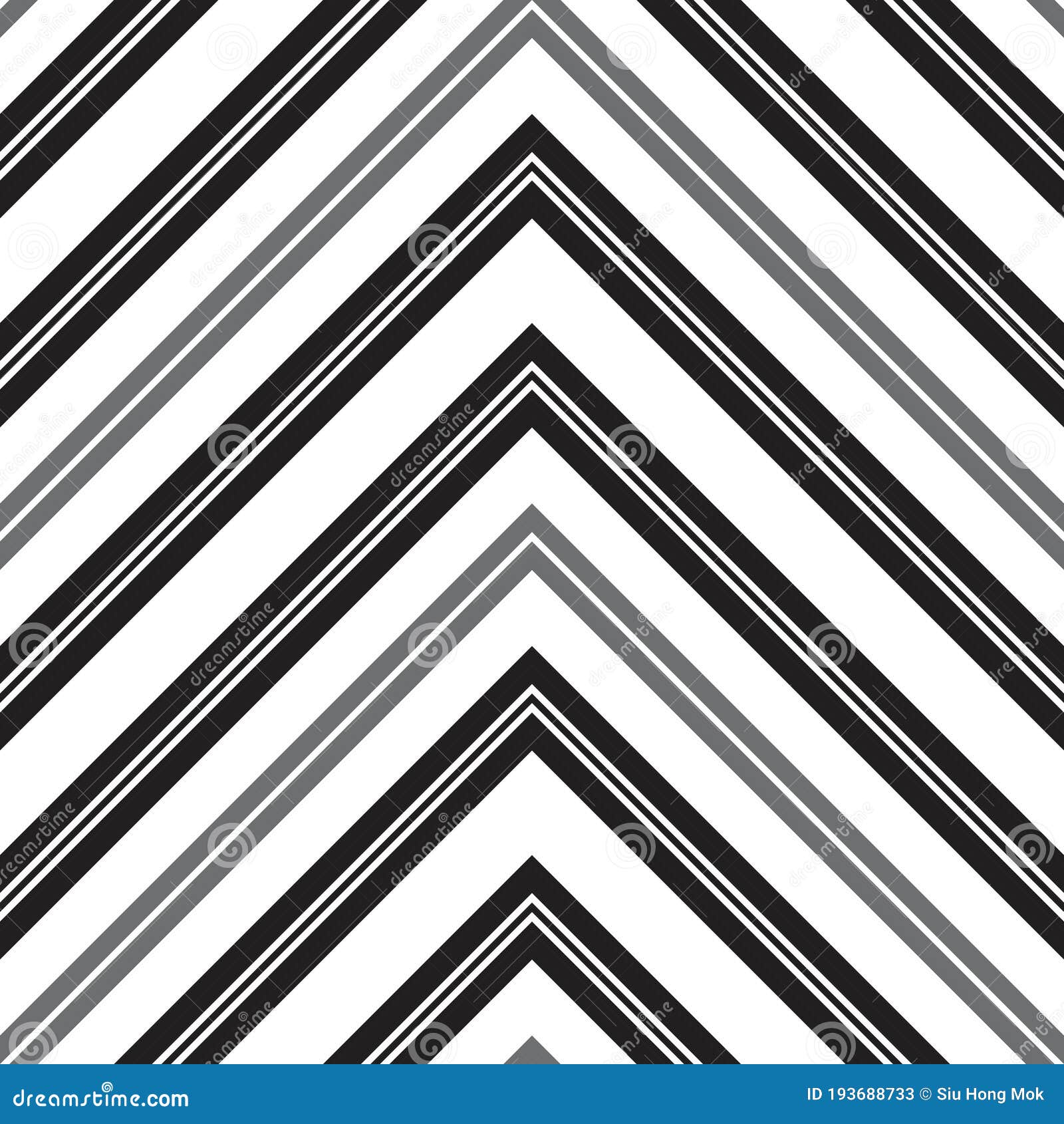 Black and White Chevron Diagonal Stripes Seamless Pattern Background ...