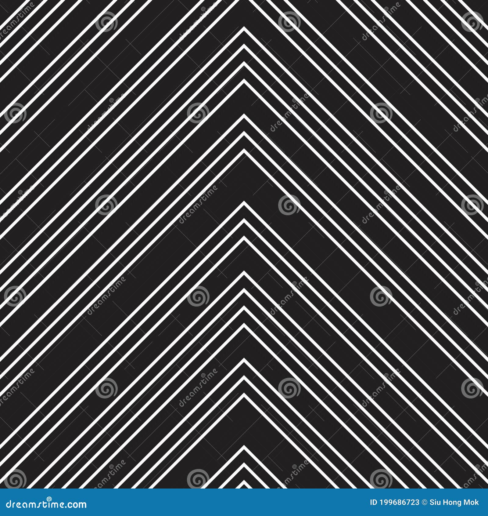 Black and White Chevron Diagonal Stripes Seamless Pattern Background ...