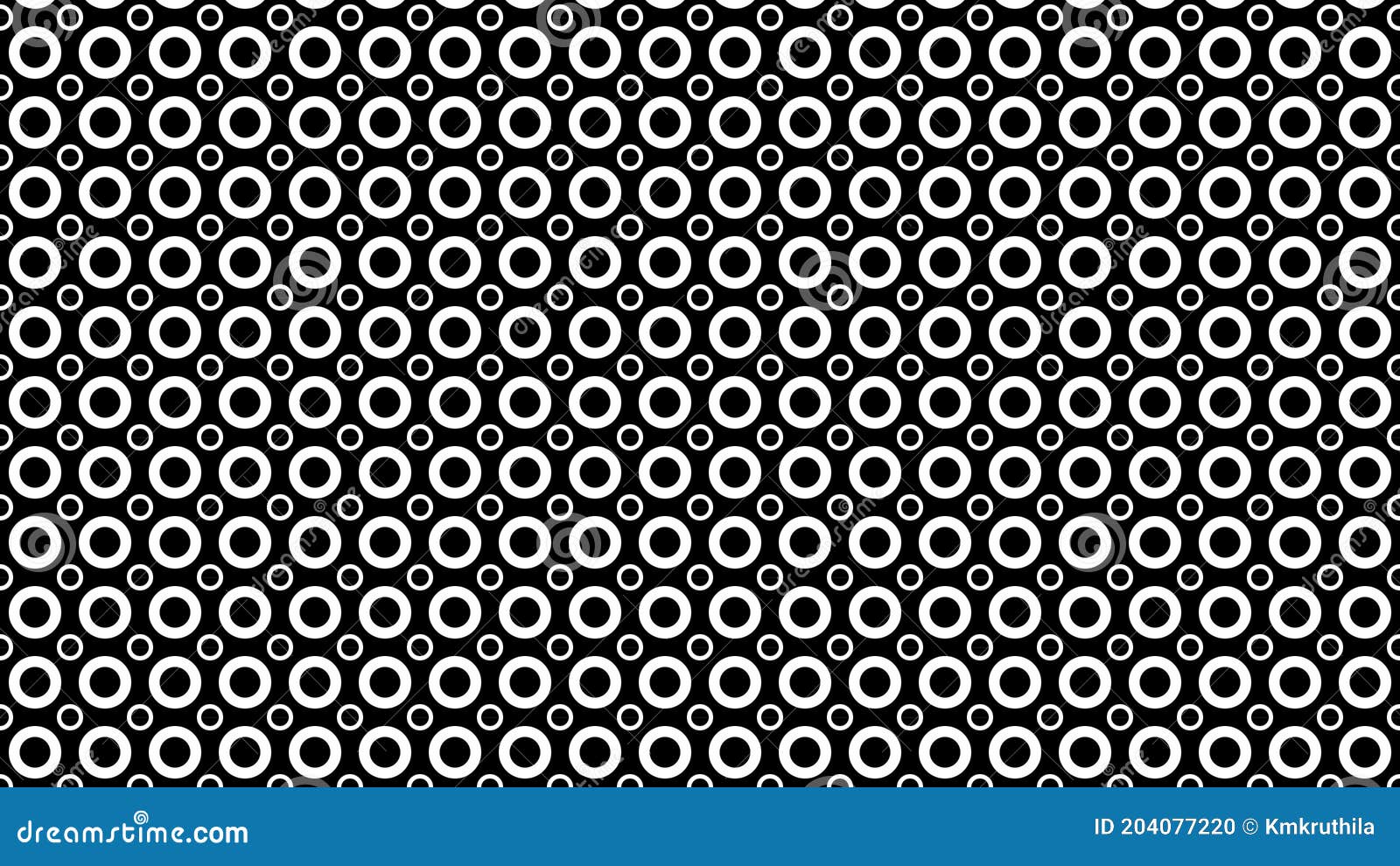 Black and White Circle Background Pattern Vector Stock Illustration ...
