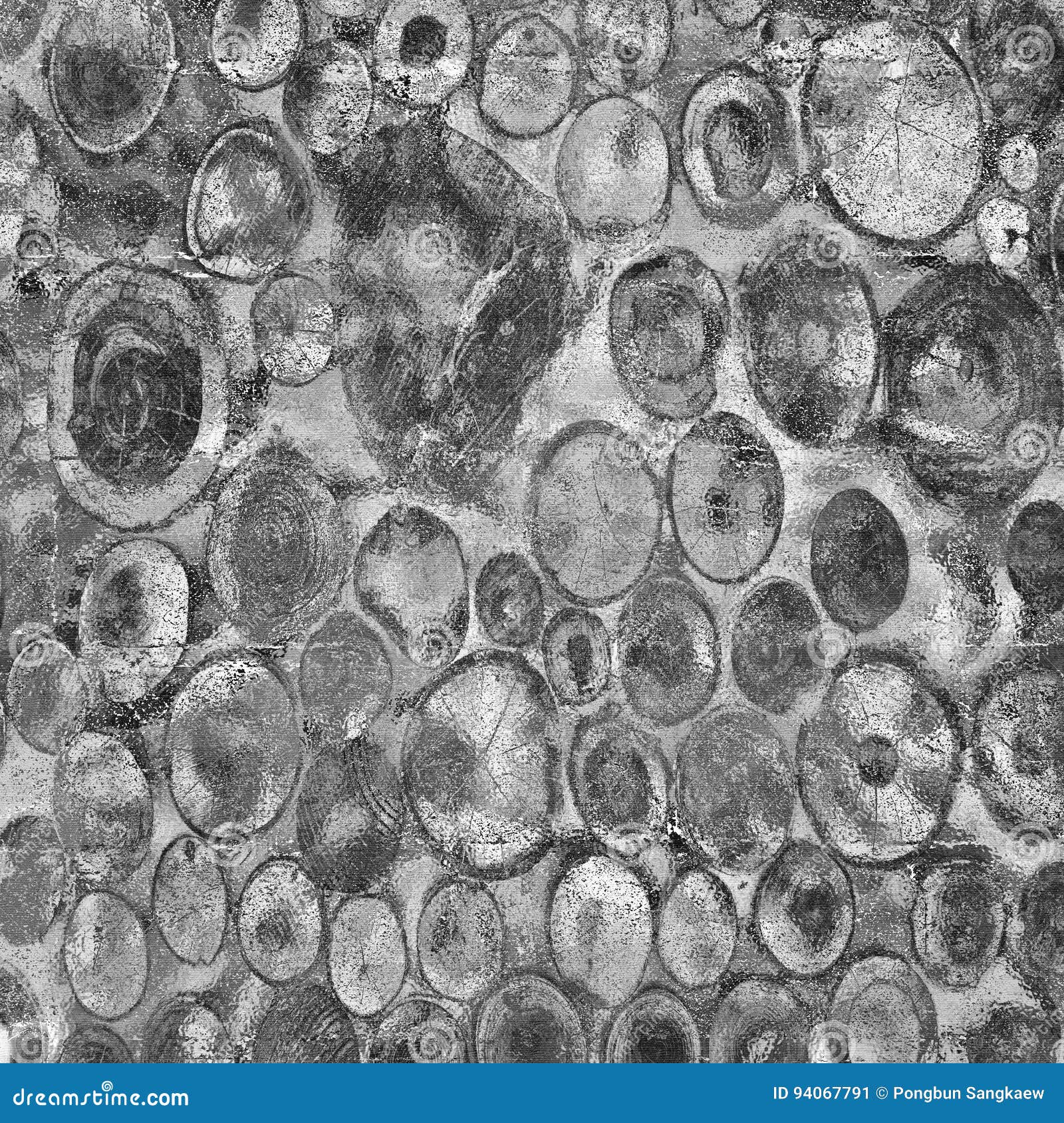 Black and White Circle Texture Background Stock Illustration ...