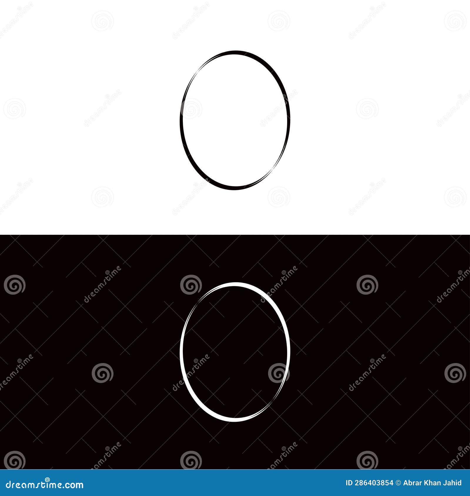 Black and White Circle Vector Logo Template Design Stock Vector ...