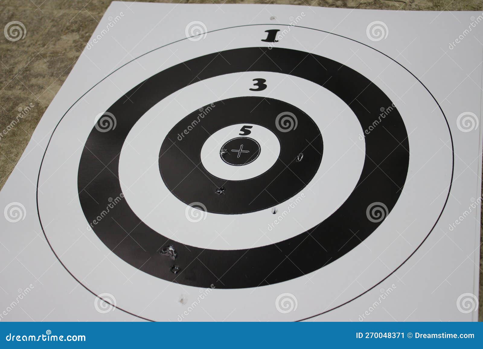 Black and White Circles for Archery Target Stock Image - Image of ...