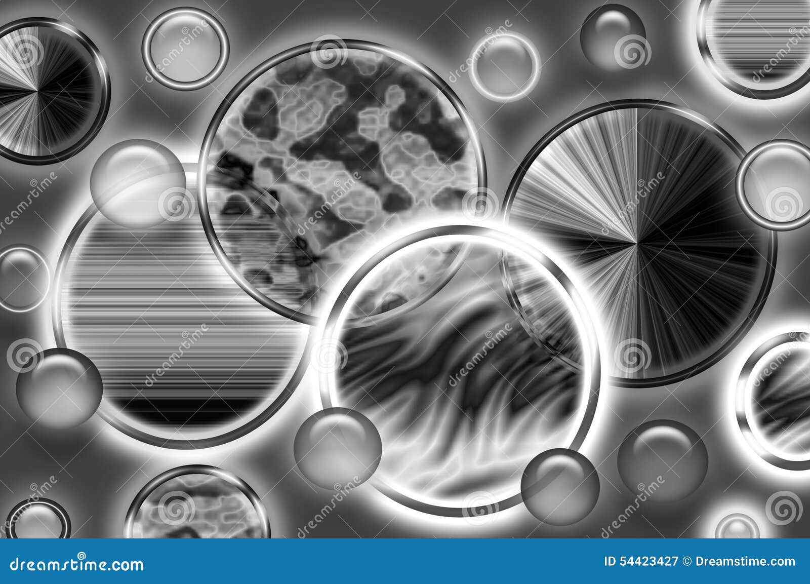 Black and white circles stock illustration. Illustration of textures ...