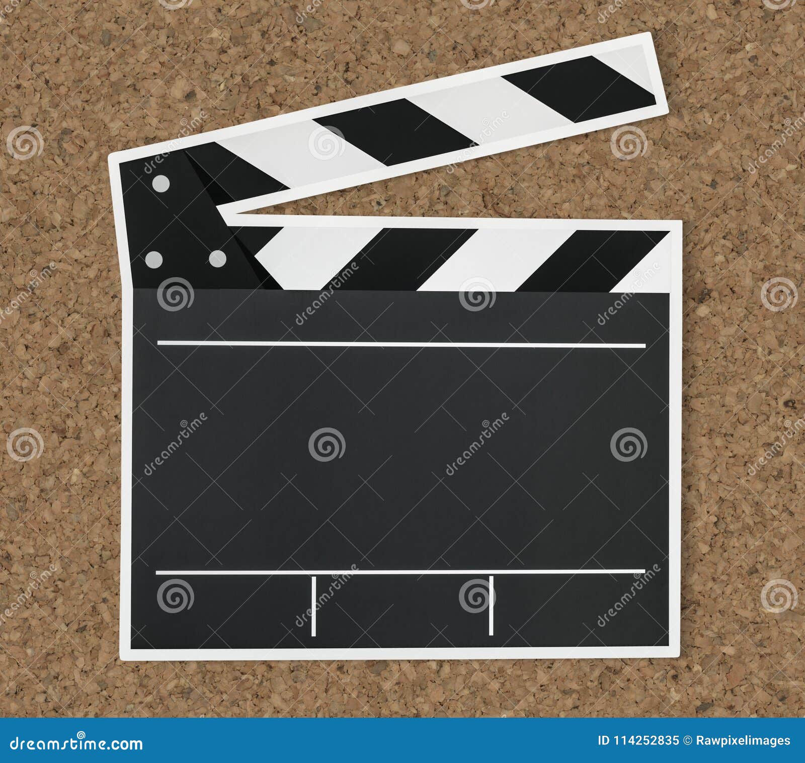 Black and White Clapper Board Icon Stock Illustration - Illustration of ...