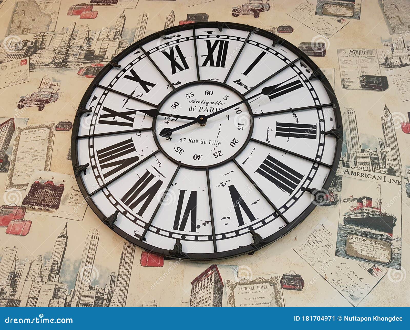 Clock or Time. this Thing Has Never Returned Stock Image - Image of ...