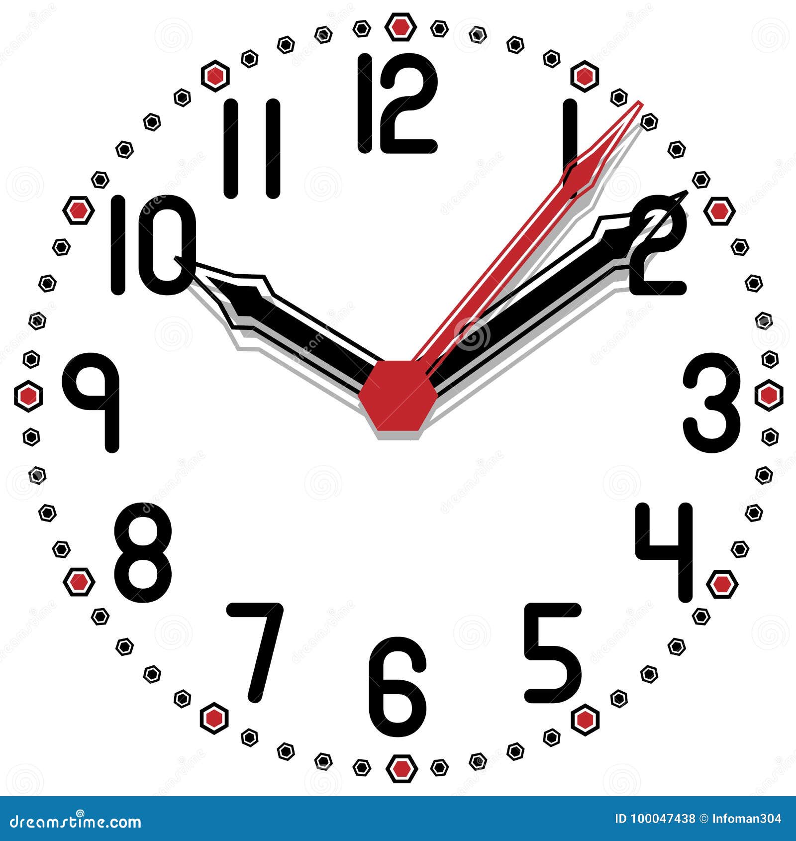 Fifty Simple Shapes Seamless Patterns Vector Illustration ...