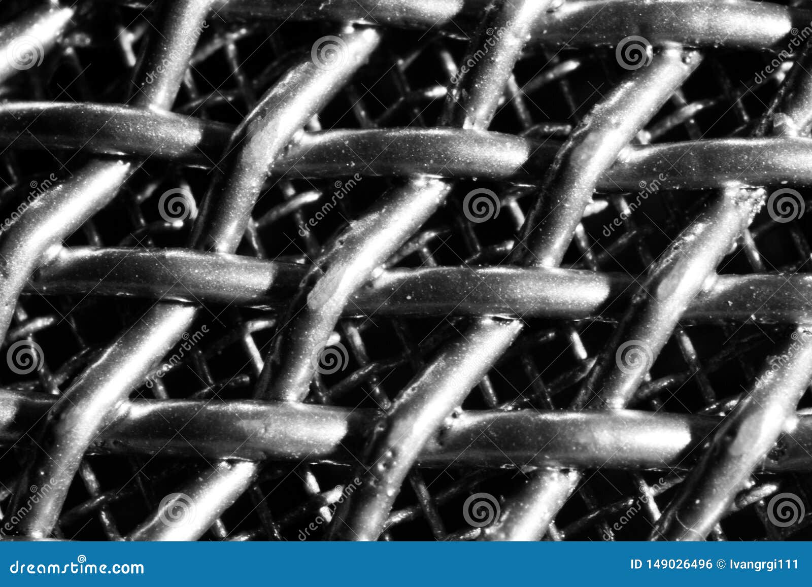 Black and White Close Up Shot of Microphone Mesh Stock Photo - Image of ...