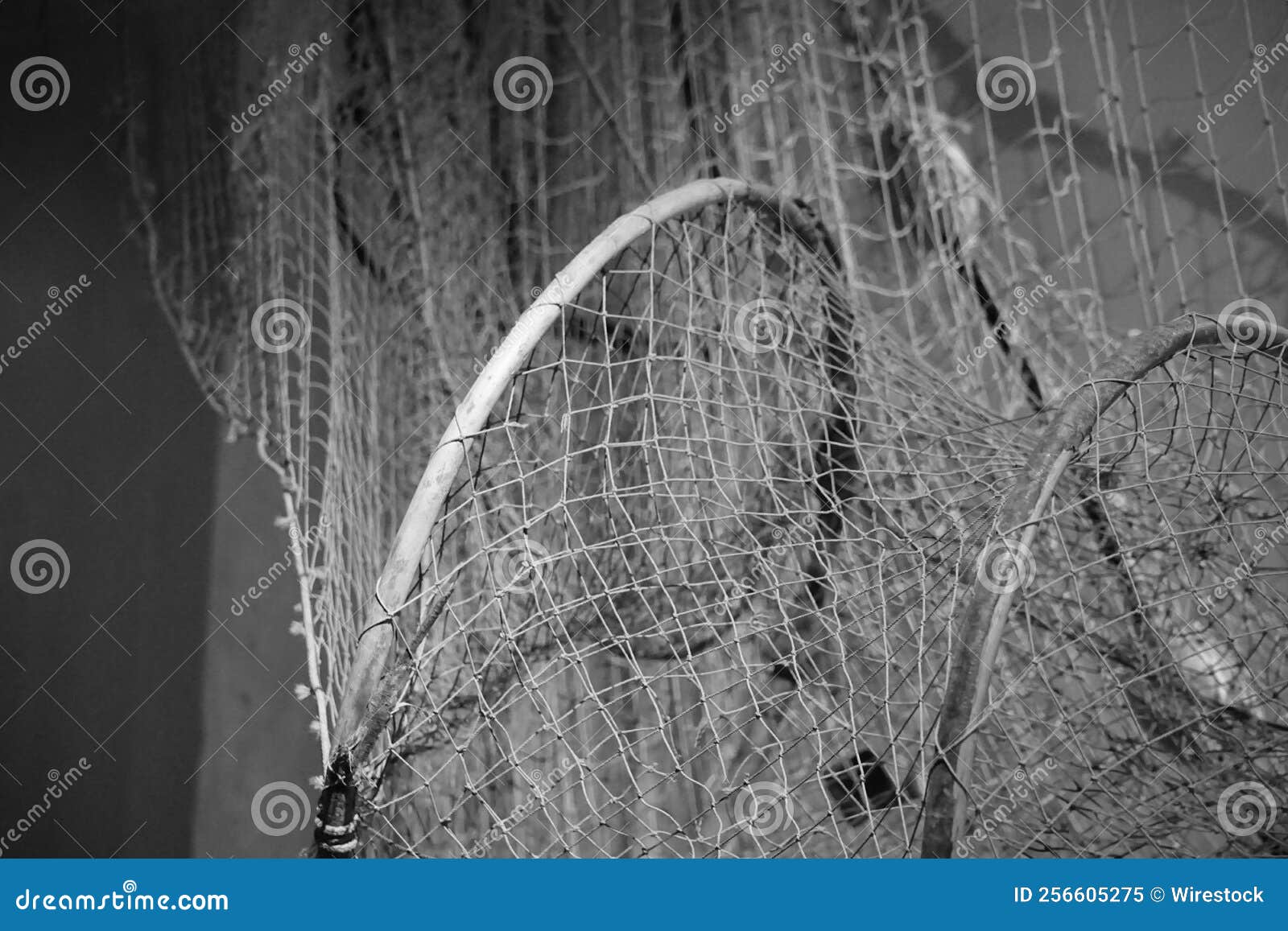 Black and White Closeup of a Net Stock Image - Image of parts, metallic ...