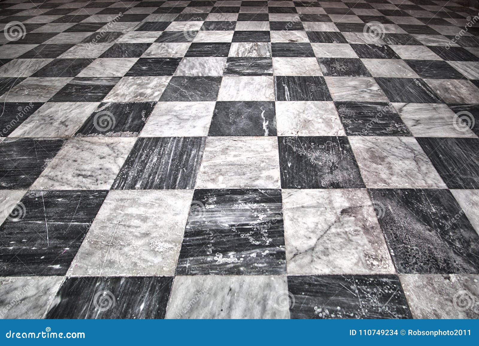 Black and White Colored Aged Marble Floor Stock Photo - Image of house ...