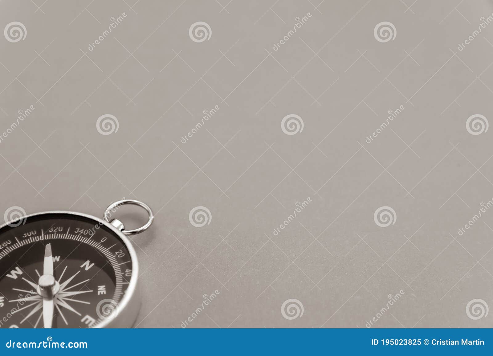 Black and White Compass Close-up Stock Image - Image of journey ...