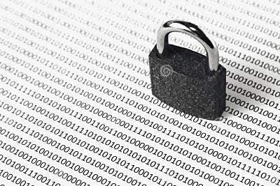 A Black and White Concept Image that Can Be Used To Represent Cyber ...