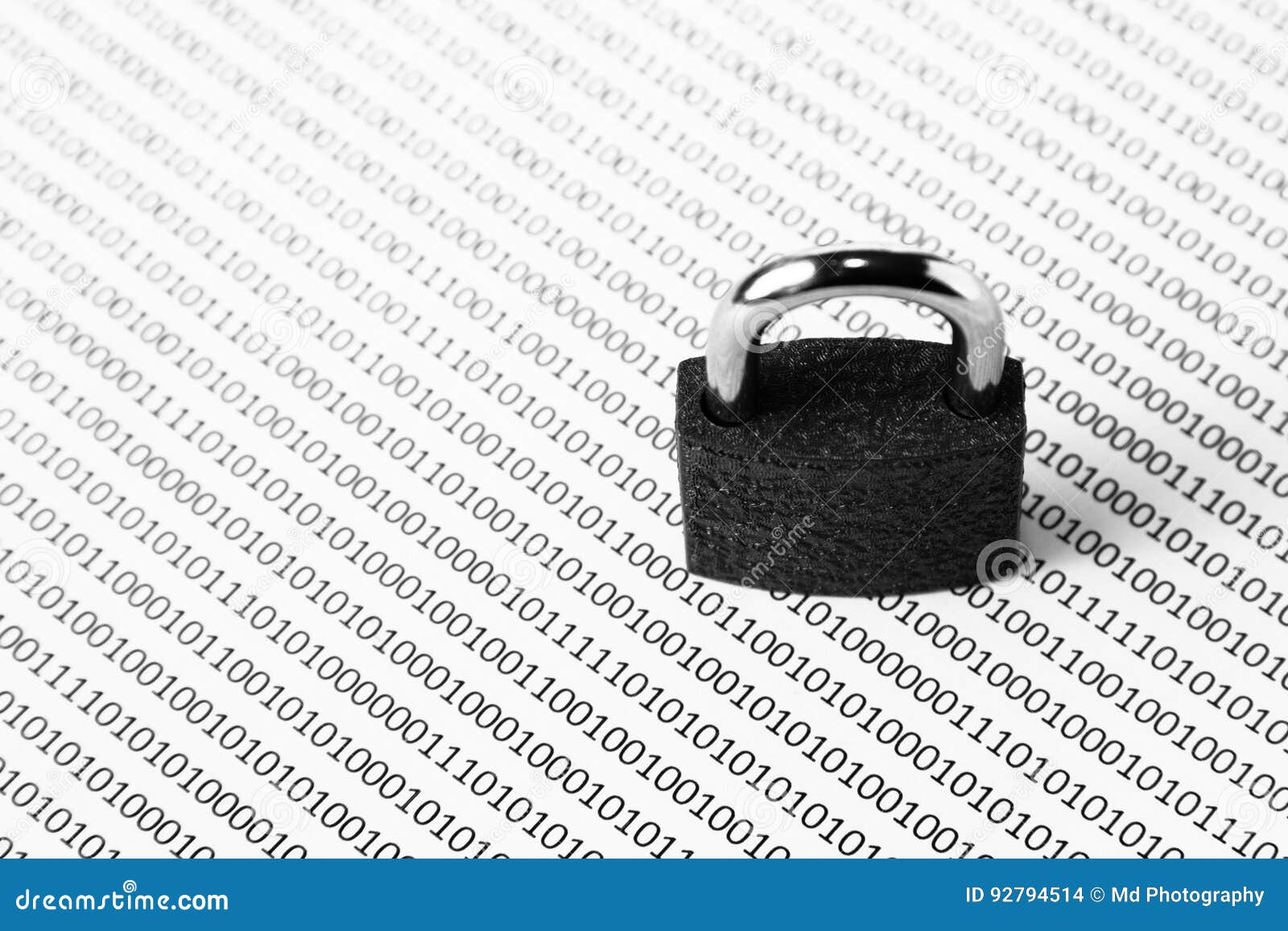A Black and White Concept Image that Can Be Used To Represent Cyber ...