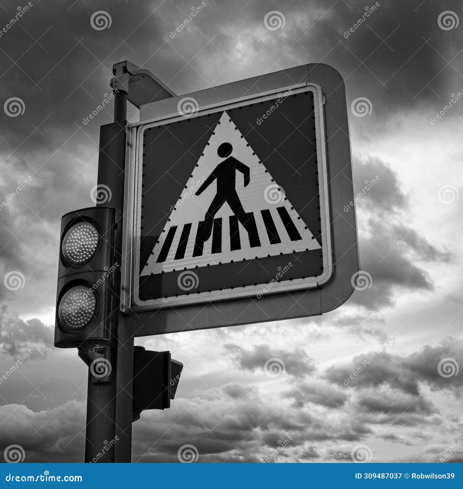 Crosswalk Road Sign. Pedestrian Signs, Pedestrian Crossing Signs Stock ...