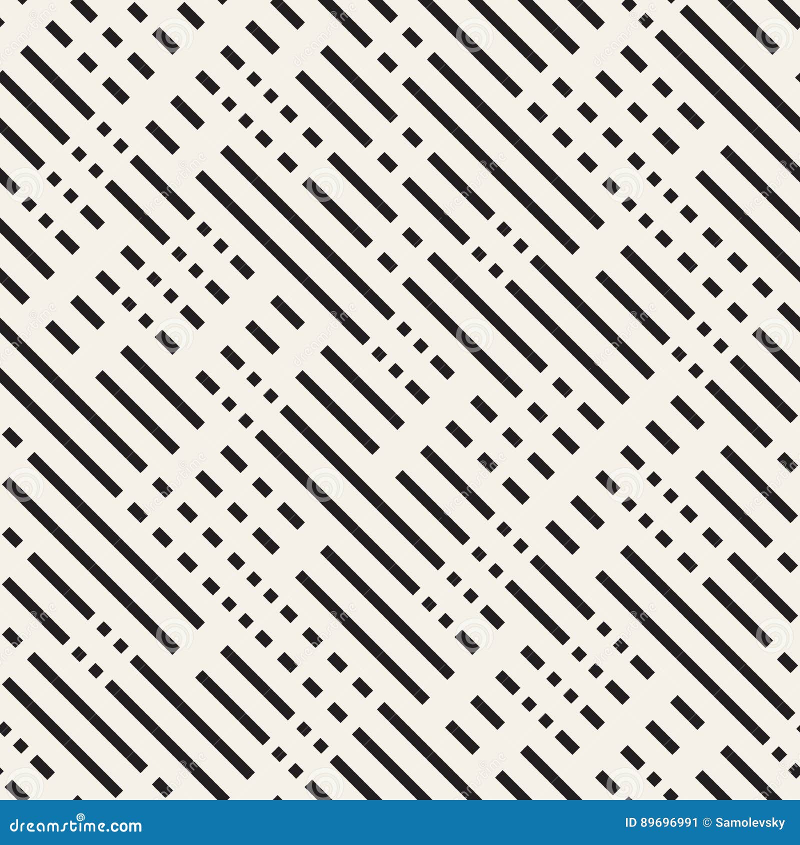 Black and White Dashed Lines Pattern. Modern Abstract Vector Seamless ... Black and White Dashed Lines Pattern. Modern Abstract Vector Seamless ...