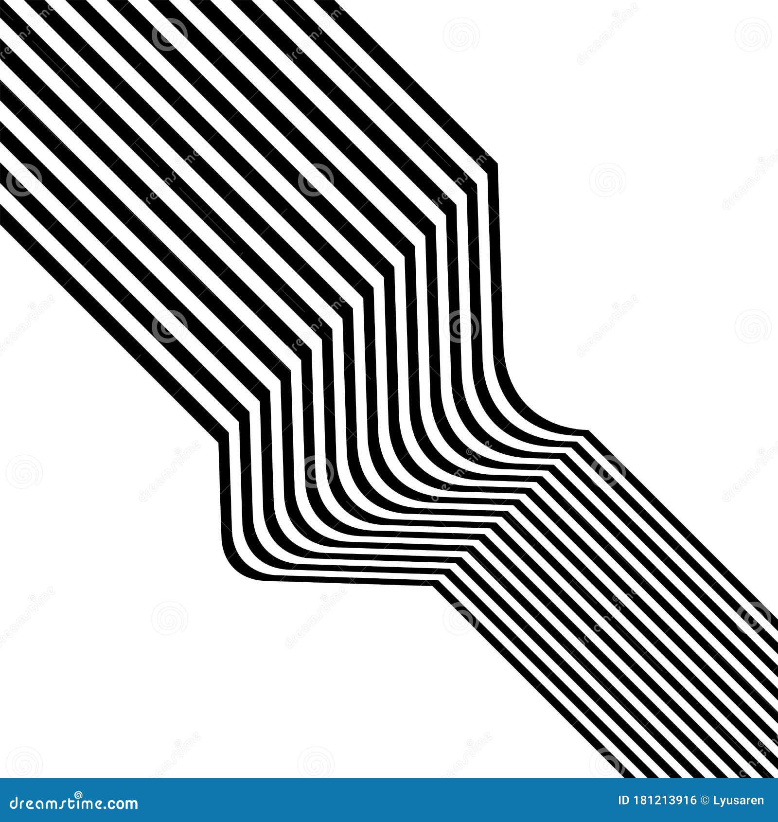 Black and White Diagonal Stripes on Background Stock Illustration ...