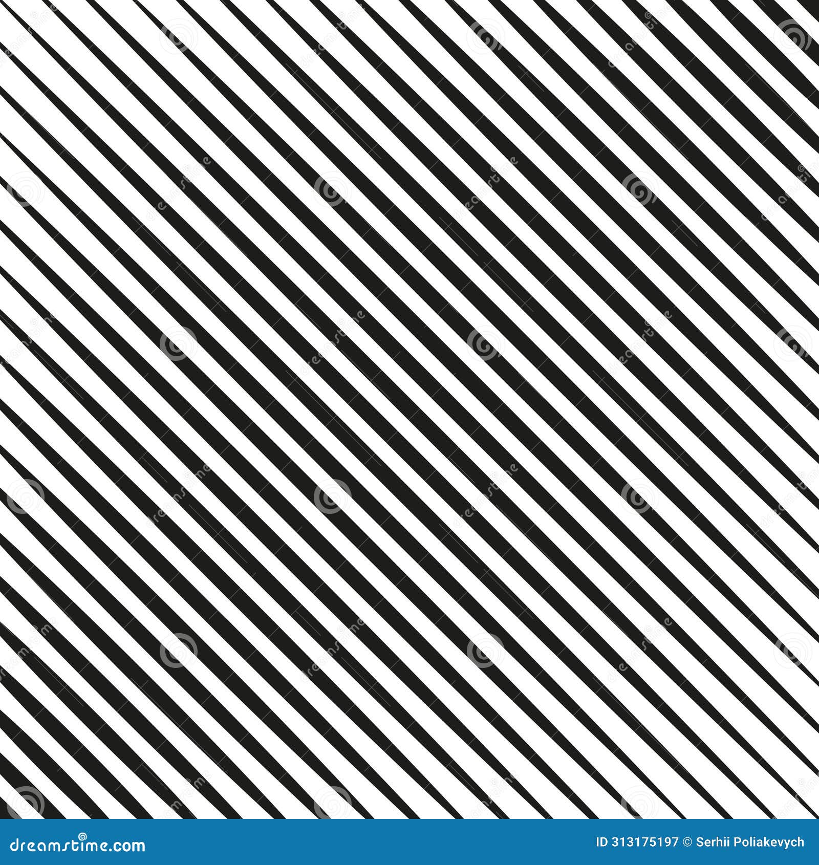 Black White Diagonal Stripes. Optical Contrast Pattern. Abstract ...